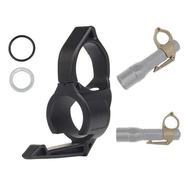 Multifunction Finger Ring For Tactical Switchback Flashlights Holder ...