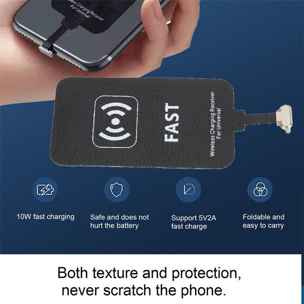 Wireless Charger Receiver USB Type C,10W Fast Wireless Charging ...