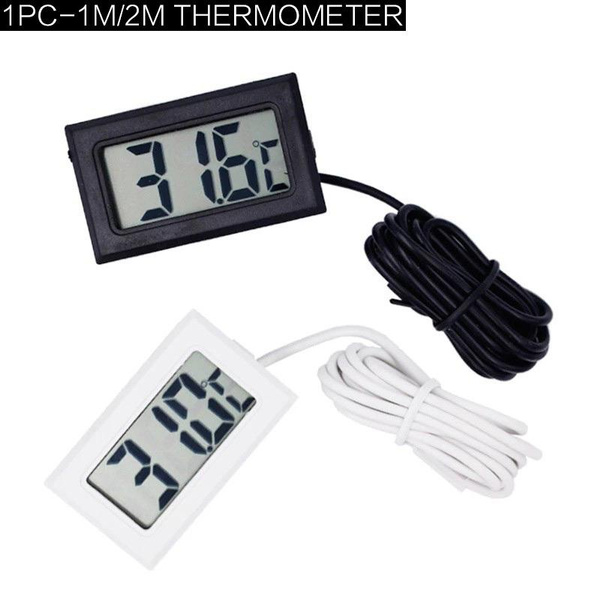 1PC-1m/2m Mini LCD Digital Thermometer Temperature Indoor Convenient ...