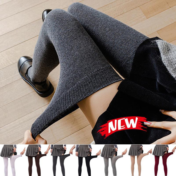Super Elastic Thigh High Socks Solid Color Leg Warmer Over-knee Long ...