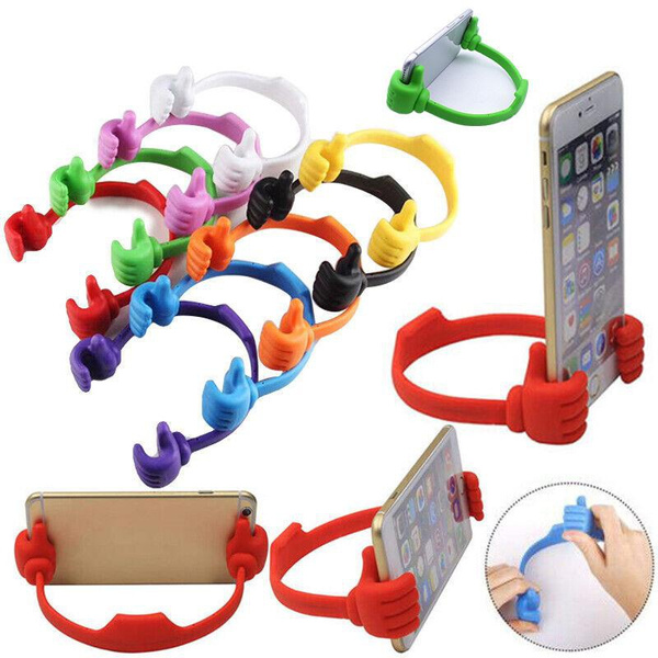 Thumbs Up Mobile Cell Phone Holder Movie Watching Lazy Bed Desktop ...