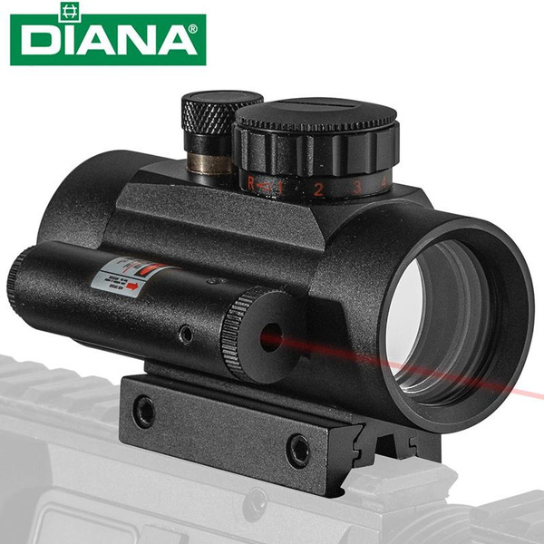 DIANA 1x40 Red Dot With Red Laser Green Red Dot Sight Scope Corss Sight ...