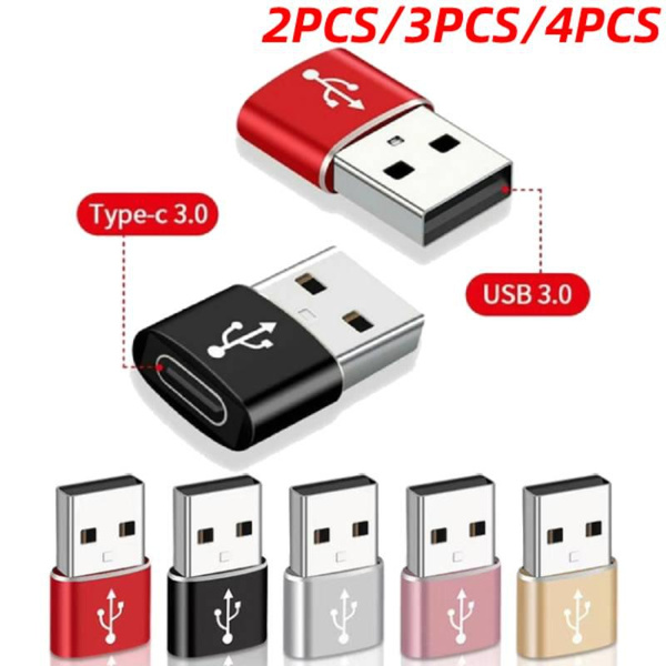 2pcs/3pcs/4pcs USB C Female to USB Male Adapter, Type C to USB ...