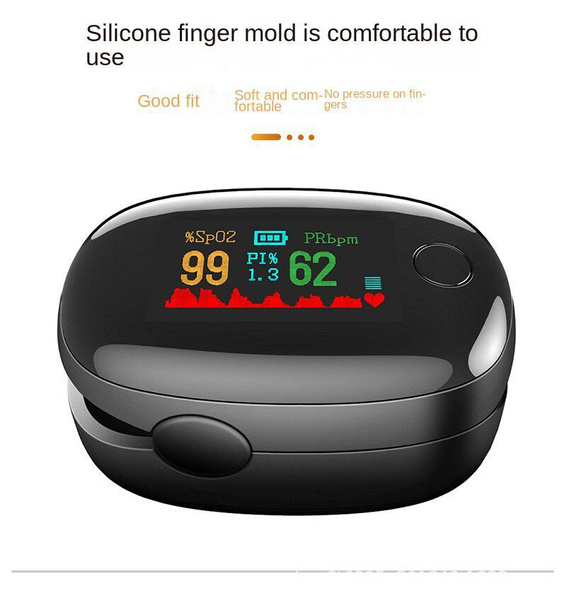 Fingernail-Type Oximeter Gem TFT Fingertip Oximeter Saturation Finger ...