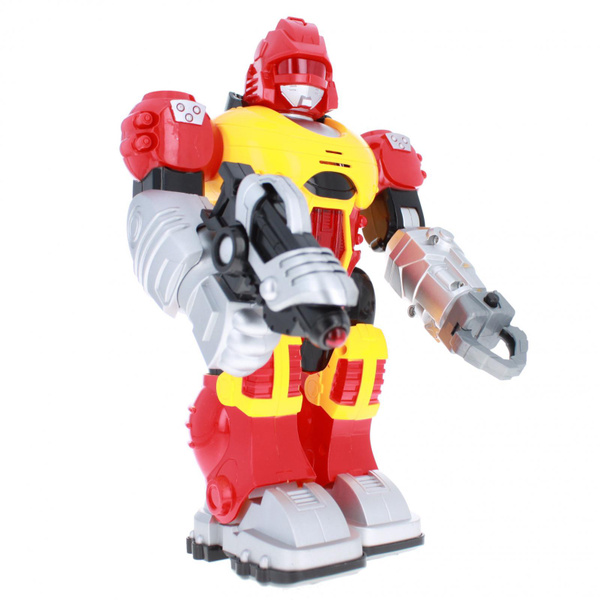 Kidplokio Red Walking Robot Transforming Toy Lights and Sounds Boys 3 ...