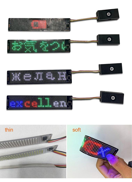 12*48 Dots Size DIY Bluetooth APP Programmable Flexible Light DIY LED ...