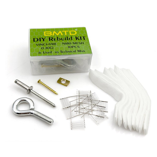 PNP Rebuild Coil Kit Ni80 Mesh for Voopoo PNP VM1 Coil 0.3ohm Drag X S ...