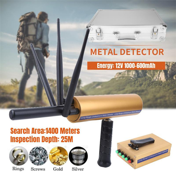 Metal Detector, 100-240V 1400Meters Treasure Scanner, Underground Metal ...