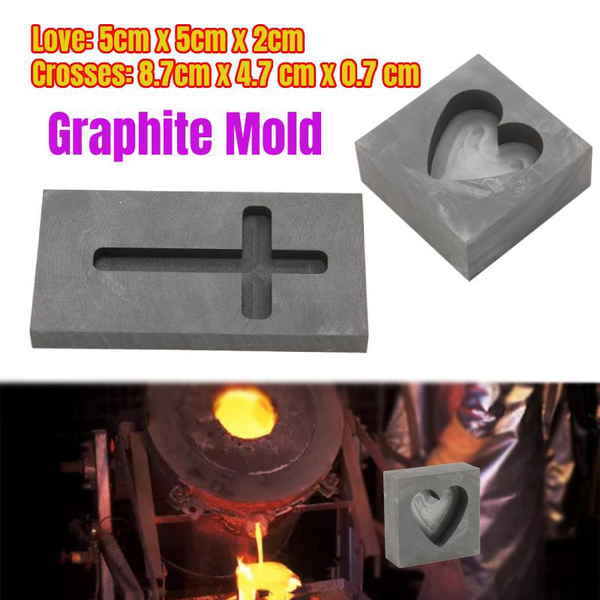 Multi Form Graphite Ingot , Heart, Crossedshape, Graphite Casting Ingot ...