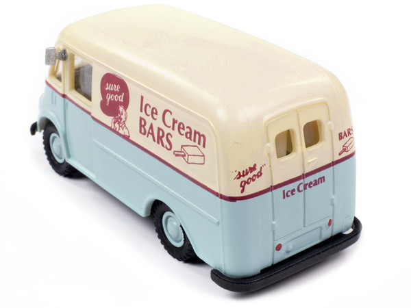 International Metro Van Light Blue and Cream with Red Stripes "Ice ...