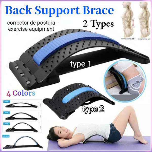 2 Types Portable Yoga Assisted Back Support Stretching Exercise ...