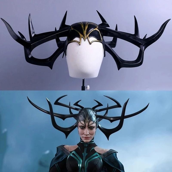 NEW Movie Thor 3 Hela PVC Cosplay Costumes Mask Legends Hela Masked ...