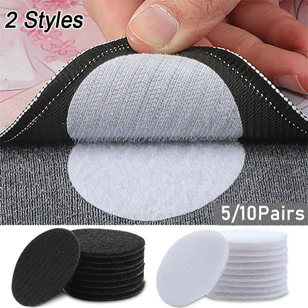 5/10 Pairs New 60mm Anti Curling Carpet Tape Rug Gripper Velcro Secure ...