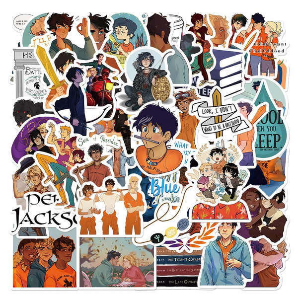 Percy Jackson Graffiti Sticker Notebook Luggage Box Waterproof Sticker ...