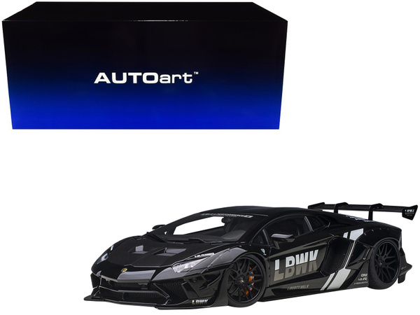 Lamborghini Aventador Liberty Walk LB-Works Livery Black with Carbon ...