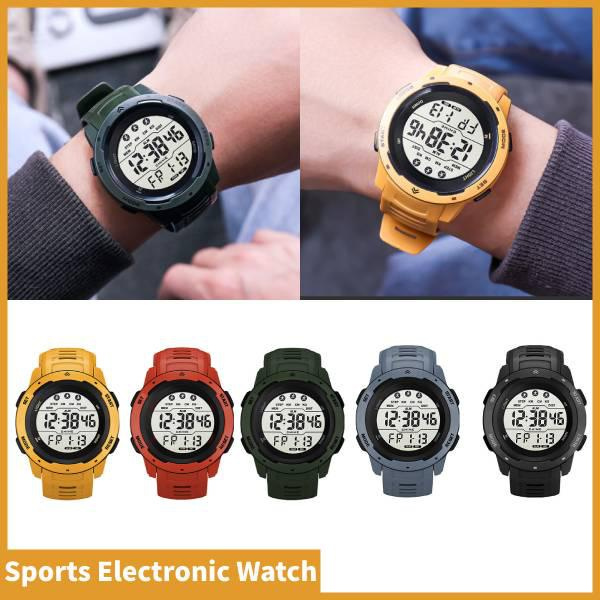 Digital Sports Watch Multifunctional Waterproof Luminous Timing Mens ...