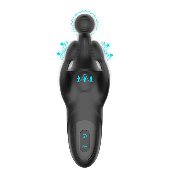 Testicle Massager Vibrating Sleeve For Men Sexy Toys 10 Speeds