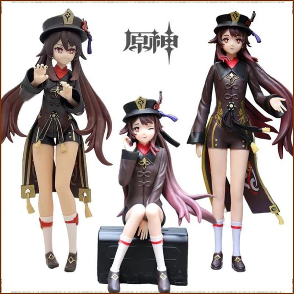 Genshin Impact Knight Hu Tao Anime Figure Hu Tao Action Figure ...