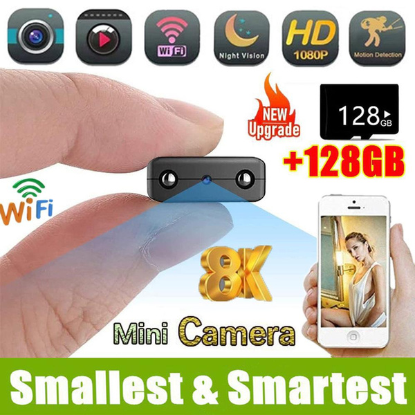 2023 New Upgrade The Best 4k Small Spy Camera Wireless Hidden Mini ...