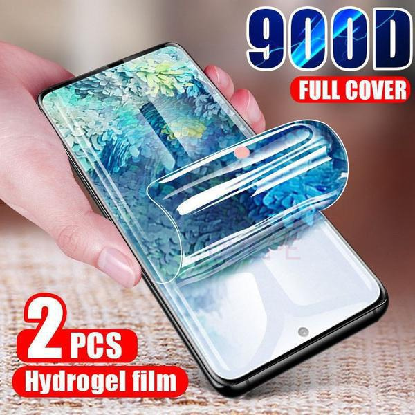 2PCS HD hydrogel screen protector full coverage of curved screen is ...