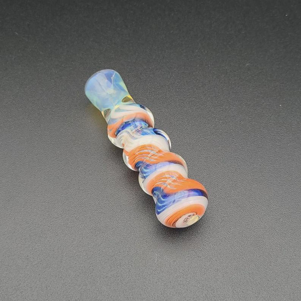 Handblown Thick Fumed Glass Chillum Tobacco Smoking Pipe Bowl One ... Handblown Thick Fumed Glass Chillum Tobacco Smoking Pipe Bowl One ...