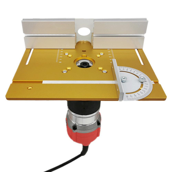 Router Table Insert Plate Aluminum Alloy Wood Milling Flip Board ...