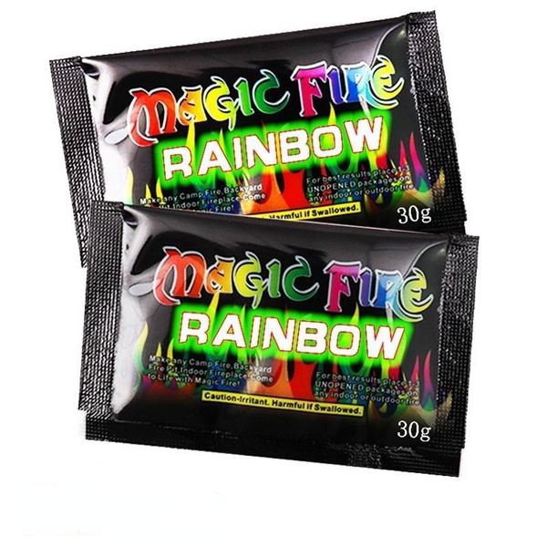 Magical Cosmic Flames Fire Color Changing Packets for Fire Pit Campfire ...