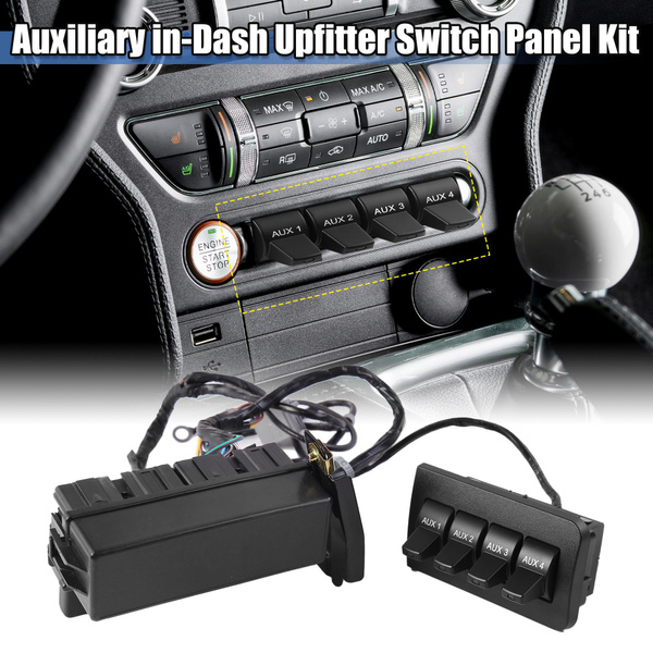 1 Set Auxiliary Upfitter Switch Panel Kit for Ford AL3Z-13D730-AA ...