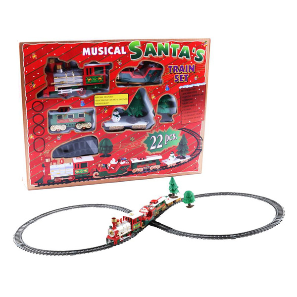 22Pcs/set Deluxe Santa’s for Express Delivery Christmas Train Set ...