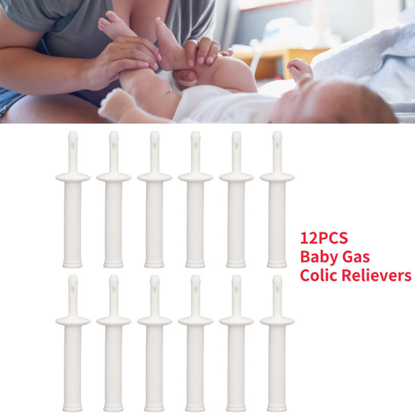 12pcs Safety Anti Colic Tubes Disposable Gas Reliever For Baby Daily ...