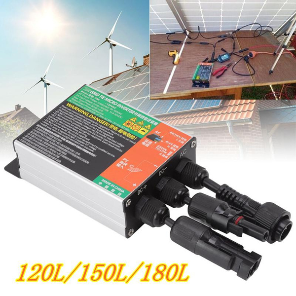 120L/150L/180L GMI Grid Tie Micro Inversor Solar PV Aluminum Alloy IP55 ...