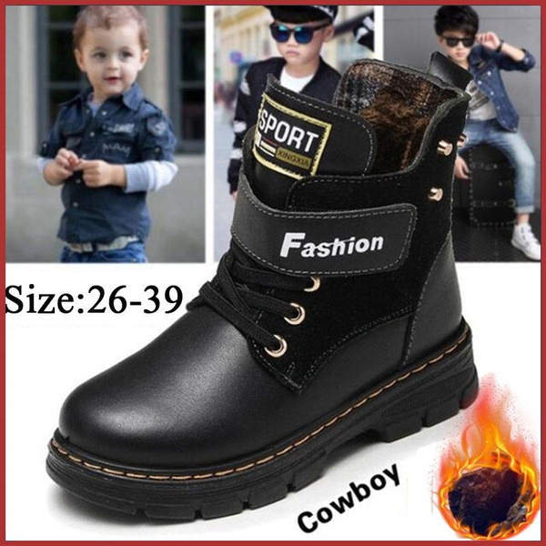 Fashion Kids Shoes Boys Kids Winter Rubber Boots High Quality Winter ...