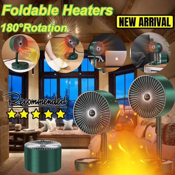 Foldable Heaters Electric Fan Heater Home Heaters 1000W PTC Heating for ...