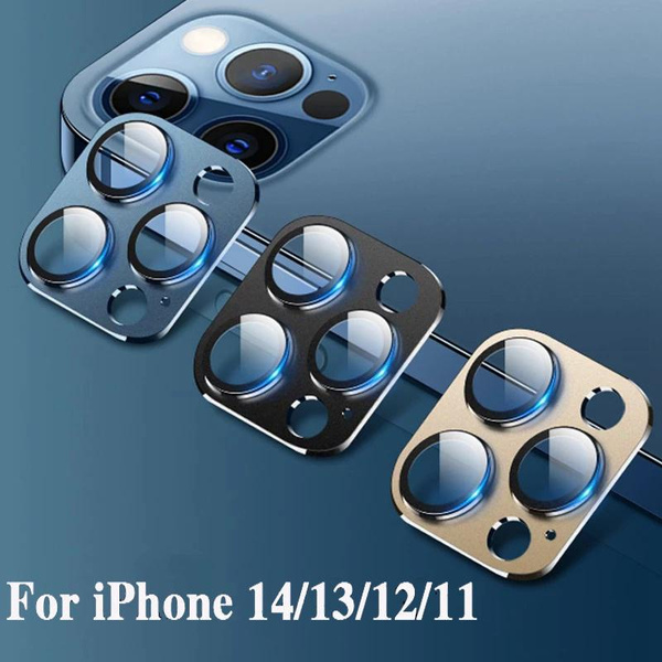 Metal Camera Protector Glass For iPhone 14 13 12 11 Pro Max 14 Plus ...