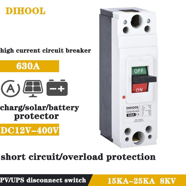 DIHOOL 630Amp Molded Case Circuit Breaker High Current Battery ...