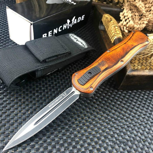 OTF Benchmade Dagger Auto Spring Assisted Tactical Knife Double Action ...