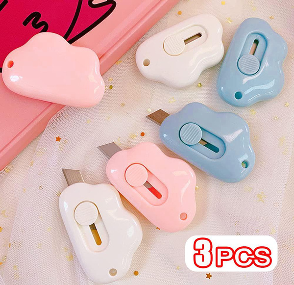 3Pcs Mini Cloud Box Cutter Christmas Wrapping Paper Cutter Portable ...