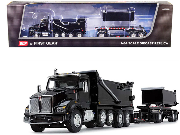 Kenworth T880 Quad-Axle Dump Truck and Rogue Transfer Tandem-Axle Dump ...