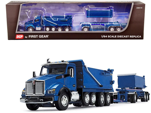 Kenworth T880 Quad-Axle Dump Truck & Rogue Transfer Tandem-Axle Dump ...
