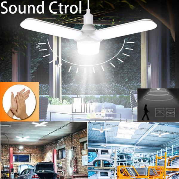 Acoustic Control Light Sound Sensor LED Bulb Household Home Room ...