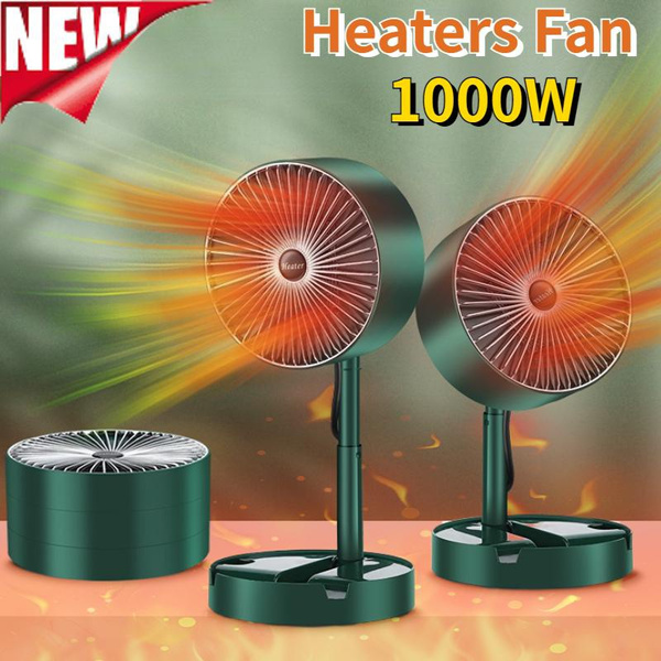 Foldable Heaters Electric Fan Heater Home Heaters 1000W PTC Heating for ...