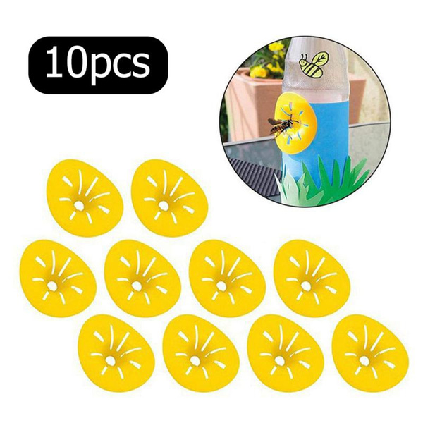 10Pcs Reusable Home Garden New Plastic Bee Trap Hornets Catcher Wasp ...