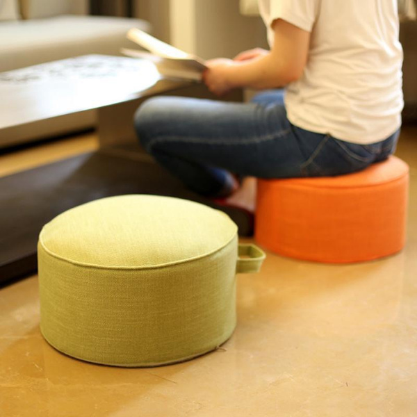Fashion Stuffed Pouf Ottoman Floor Pouf Ottoman Moroccan Foot Rest Pouf ...