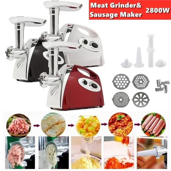 New Electric Meat Grinder Sausage Maker with Handle Christmas | Wish