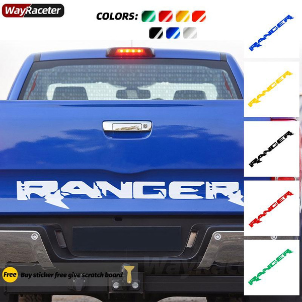 1 Pc Car Tailgate Sticker Rear Trunk Tail Graphics Vinyl Decal For Ford ...