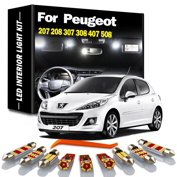 Canbus Car LED Interior Light Kit For Peugeot 207 208 307 308 407 508 ...