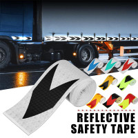 5cmx3m Safety Mark Reflective Safety Tape Stickers Car Styling Self ...
