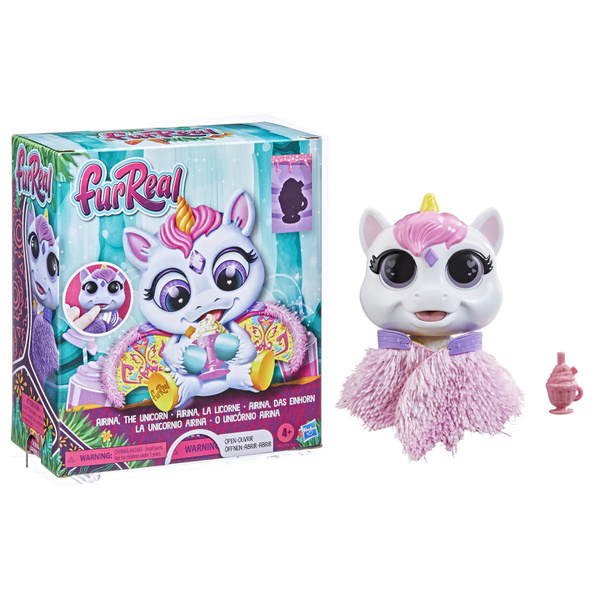 FurReal Airina The Unicorn Color-Change Interactive Feeding Toy, Lights ... FurReal Airina The Unicorn Color-Change Interactive Feeding Toy, Lights ...