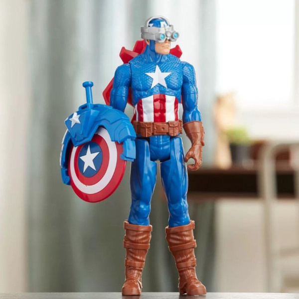 Marvel Avenger Captain America 12 Inch Action Figure Toy Boys Ages 4 ...