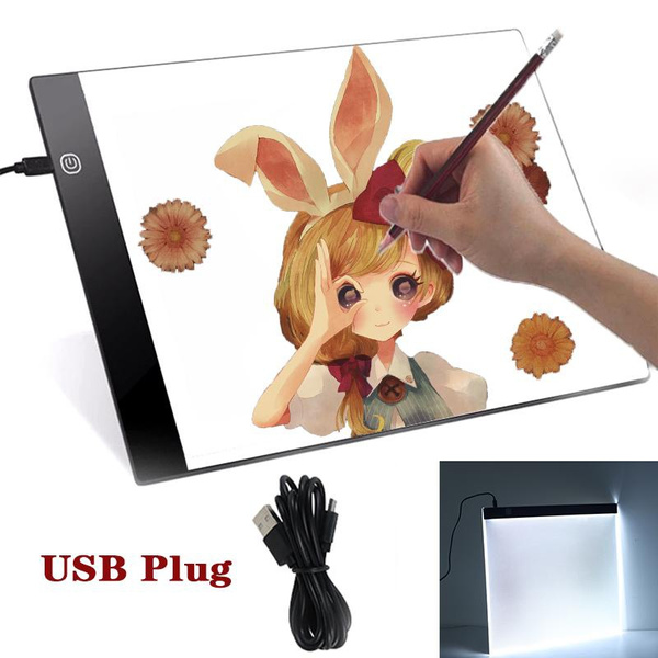 LED light A4 Drawing board Graphic Writing Digital Tracing Copy board ... LED light A4 Drawing board Graphic Writing Digital Tracing Copy board ...